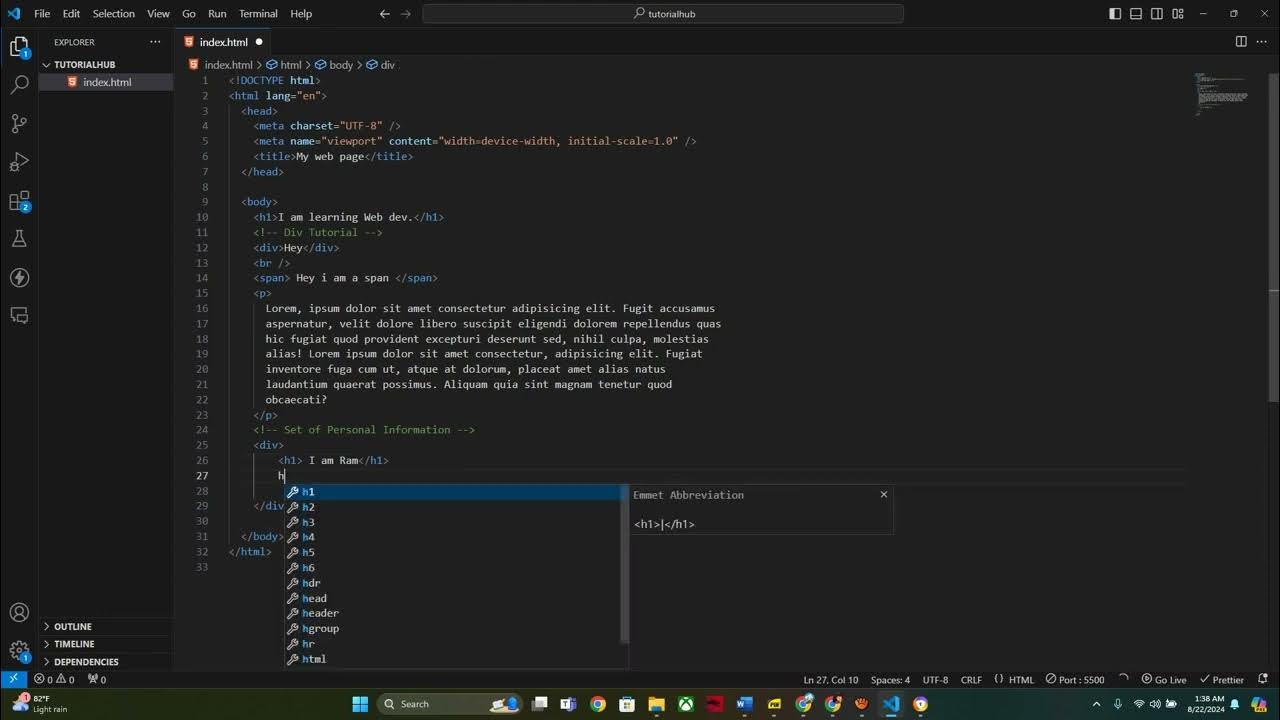 Understanding HTML Nested Elements in 60 Seconds - YouTube