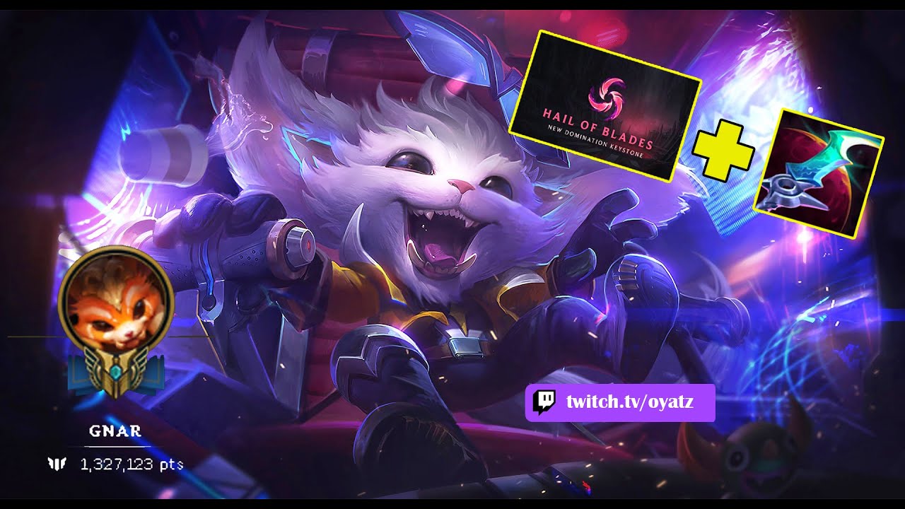GNAR HAIL BLADE + ECLIPSE - LEAGUE OF LEGENDS - YouTube