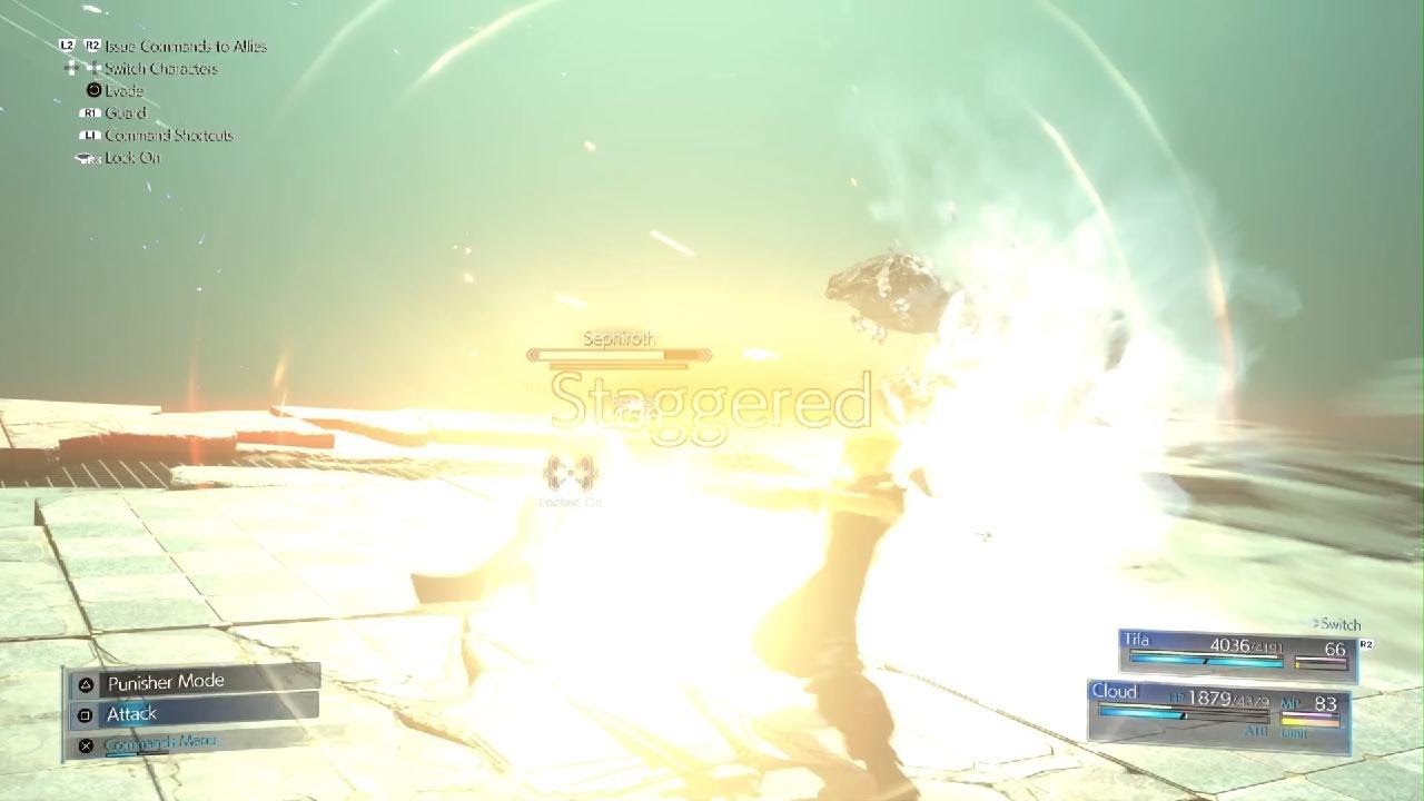 Final Fantasy VII Remake Sephiroth Fight - YouTube
