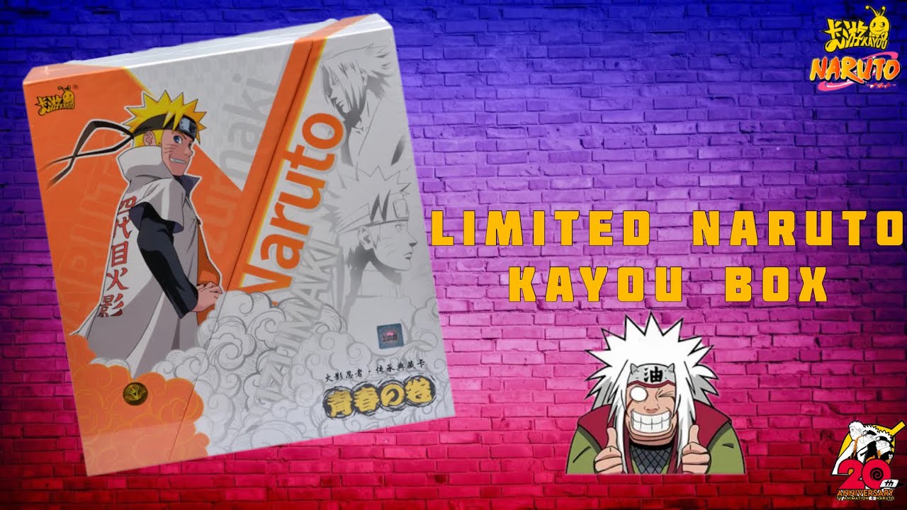 LIMITED NARUTO KAYOU BOX/ ЛЮКСОВАЯ КОРОБКА ПО НАРУТО - YouTube