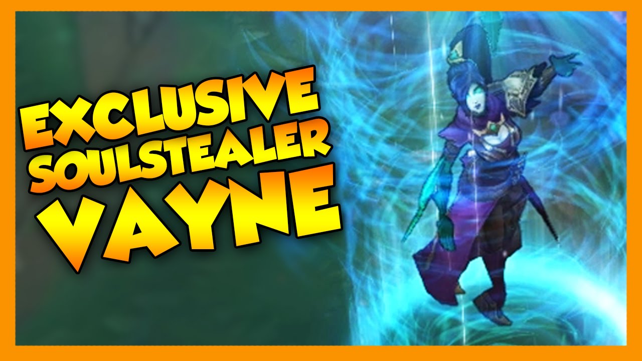 Exclusive Skin | Soulstealer Vayne - League of Legends - YouTube