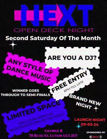 NEXT Open Deck Night announcement - YouTube