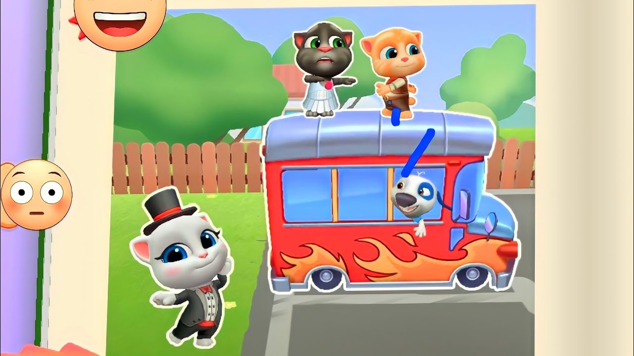 NEW EPISODE! A Spooky New Friend ( MY TALKING TOM FRIENDS ) Talking Tom ...