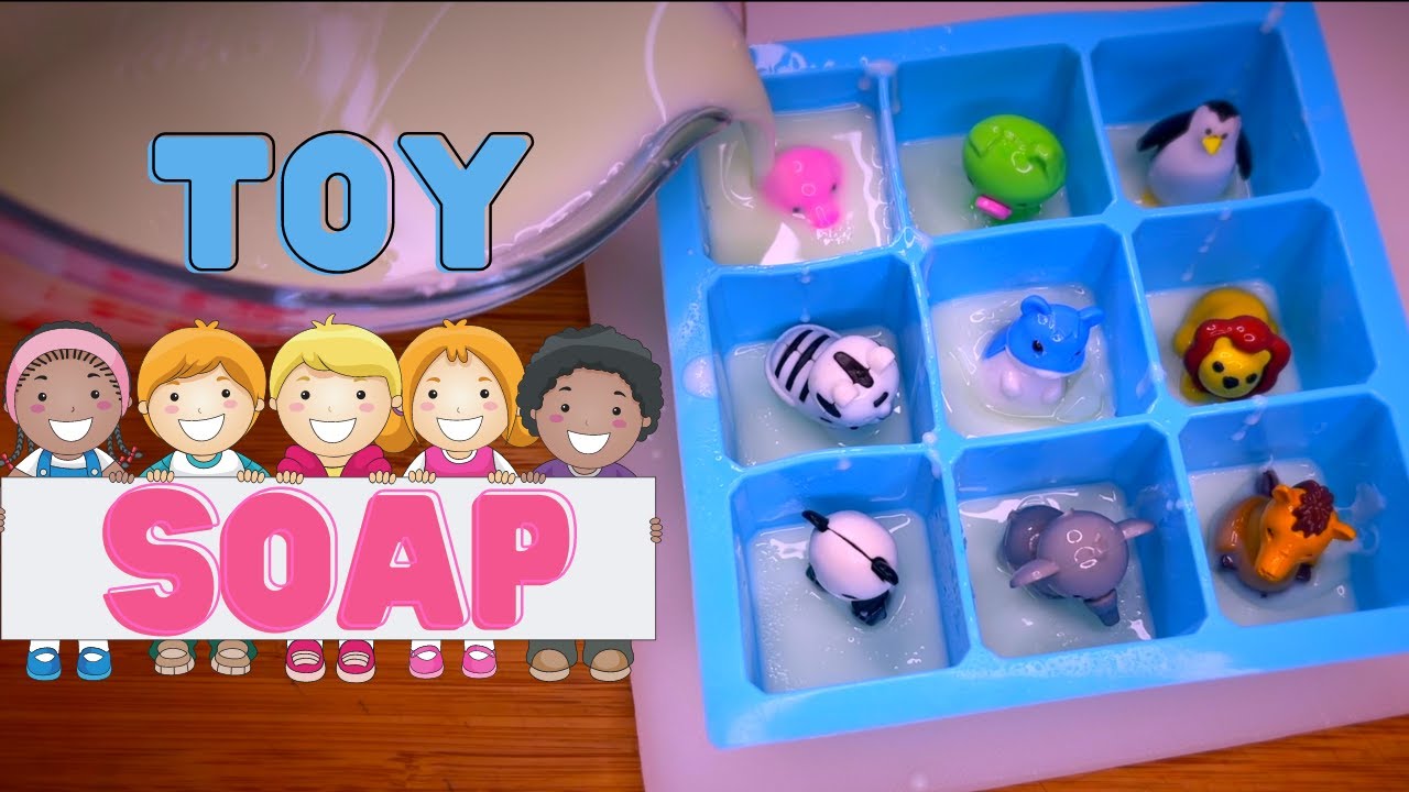 Toy SOAP making for the kids advent calendar - YouTube
