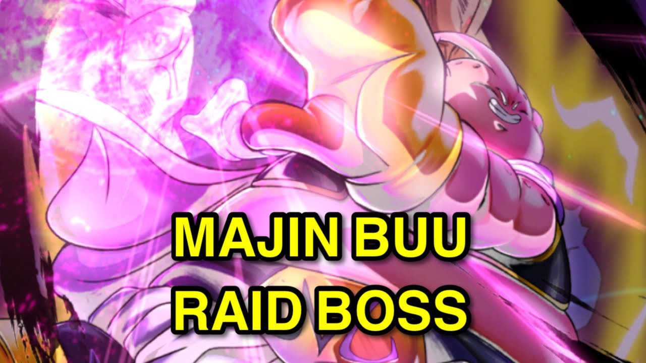 MAJIN BUU RAID BOSS - Dragon Ball Legends - YouTube