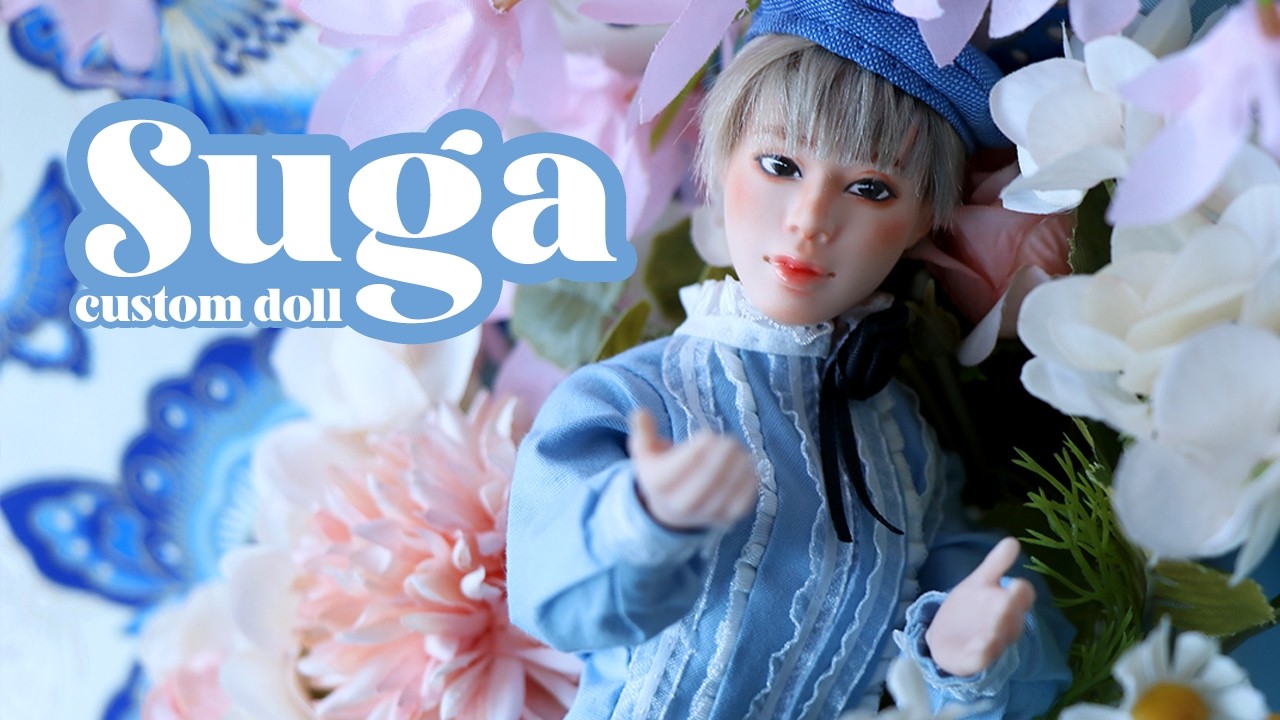 SUGA ⭐ | BTS custom doll repaint | Doll artist Q.N.A | PIXIENATORY ...