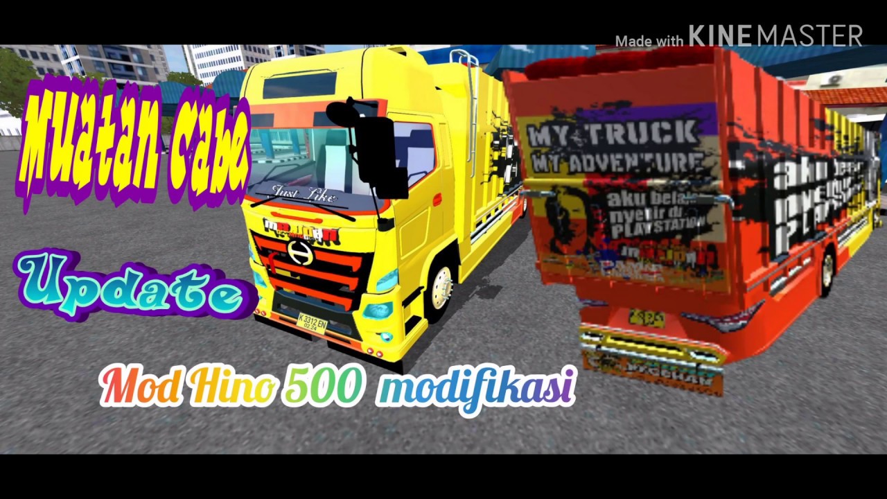 Hino 500 modifikasi full body. #Mod_hino_500 - YouTube