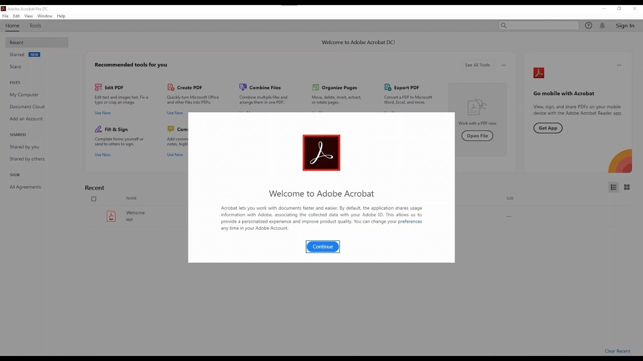 How to Install Adobe Acrobat Reader DC 2020 with Crack - YouTube