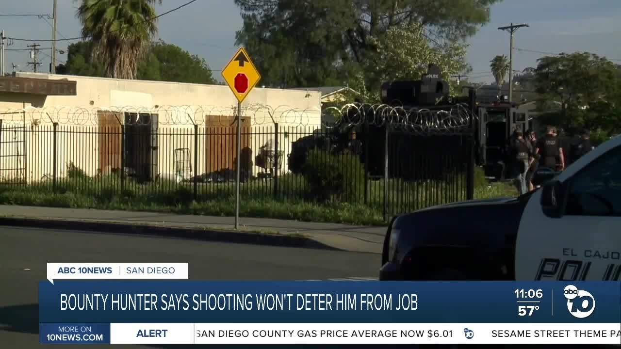 Bounty hunter shot while attempting to serve a warrant is back on the ...