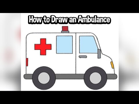 How to draw an Ambulance | Step by Step Video - YouTube