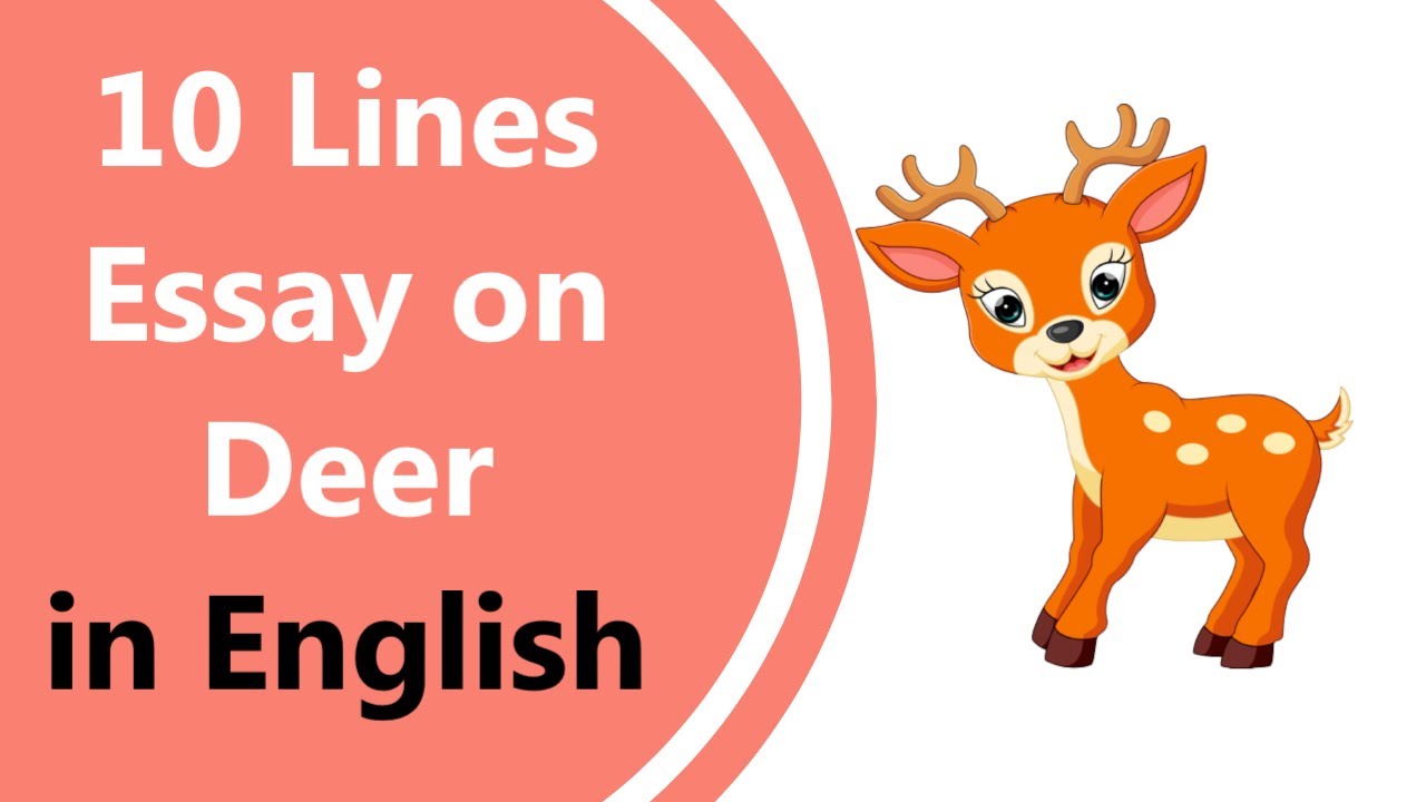 10 Lines Essay about Deer in English || Deer Essay 10 Lines - YouTube