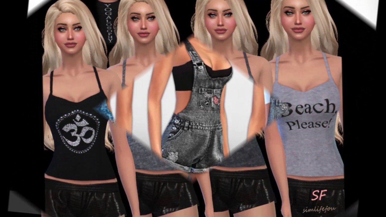PACK DE ROPA SIMS 4 - YouTube