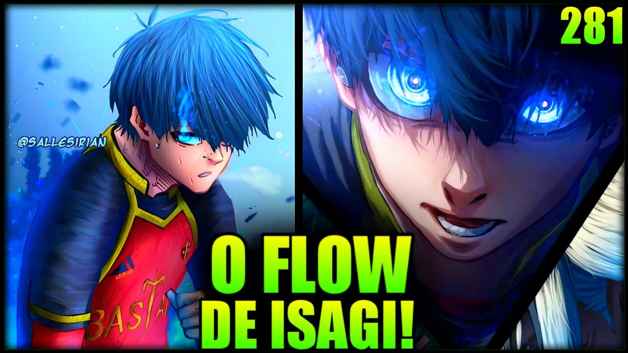 Blue Lock Cap 281 - ISAGI DESCOBRE A CHAVE PARA DERROTAR GÊNIOS! - YouTube