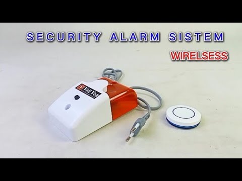 Security alarm system dengan tombol wireless || panic alarm - YouTube