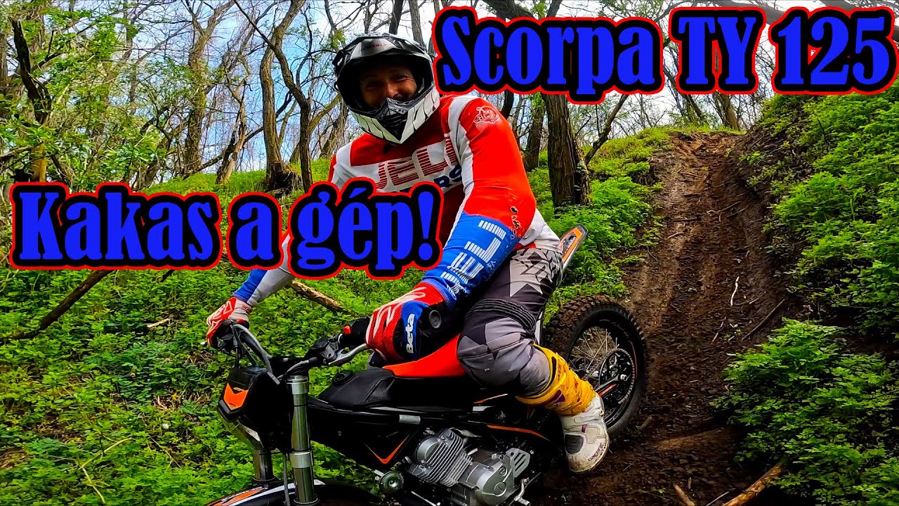 Jeli Motors: Scorpa TY 125(200) Long Ride Kicsi, olcsó, JÓ - YouTube