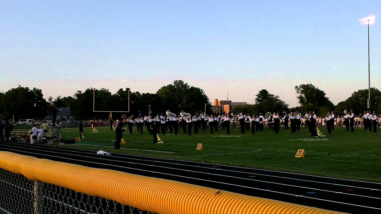 Winterset Marching Huskies - 2011 - Very First Pre-Game Show - YouTube