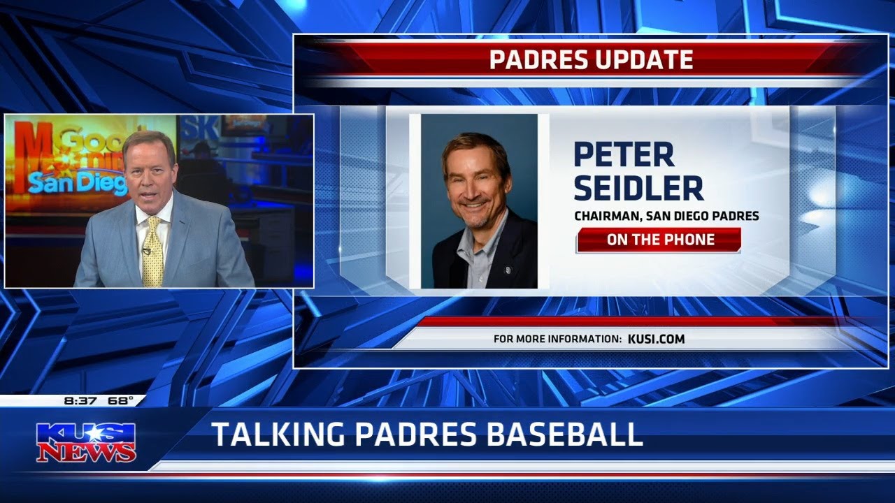 Chairman of the San Diego Padres, Peter Seidler talks playoff baseball ...