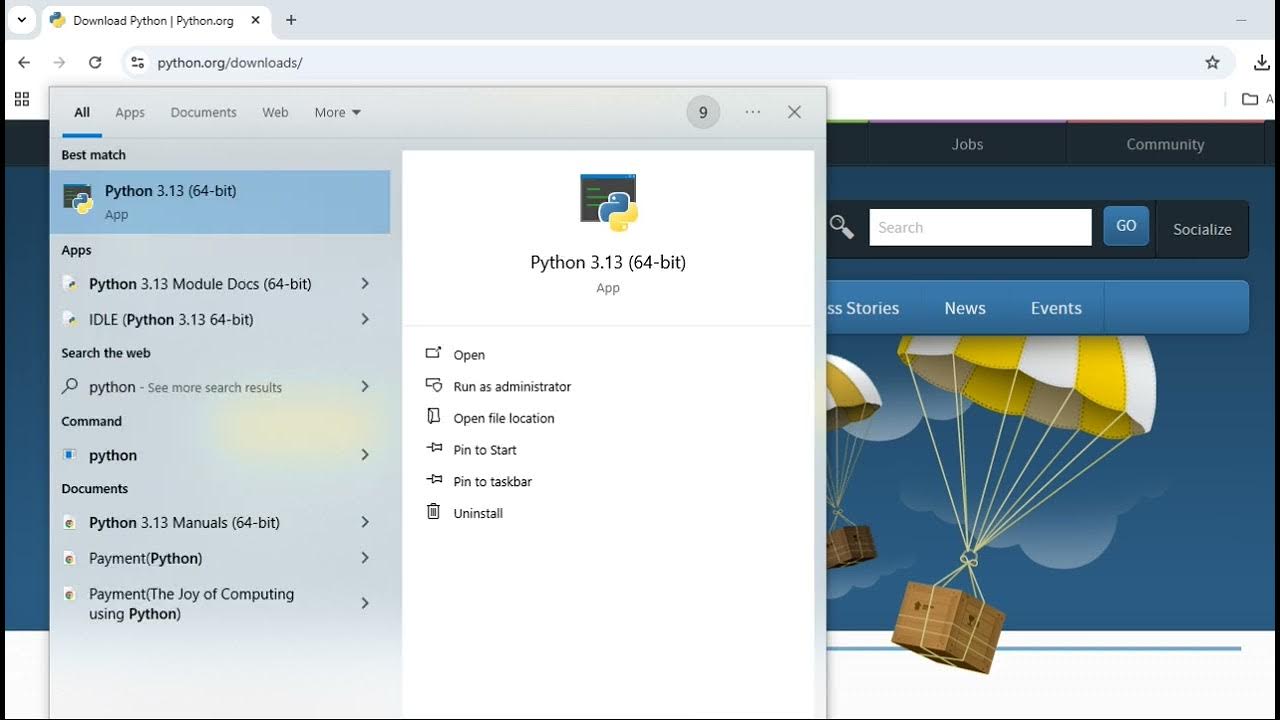 How to install Python 3.13.0 on Windows 10 | How to install python on ...