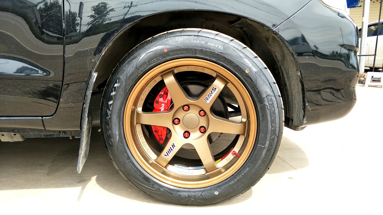 VIGO แต่งแนวยีราฟ TE37 ขอบ18 ยาง255/50R18 - YouTube