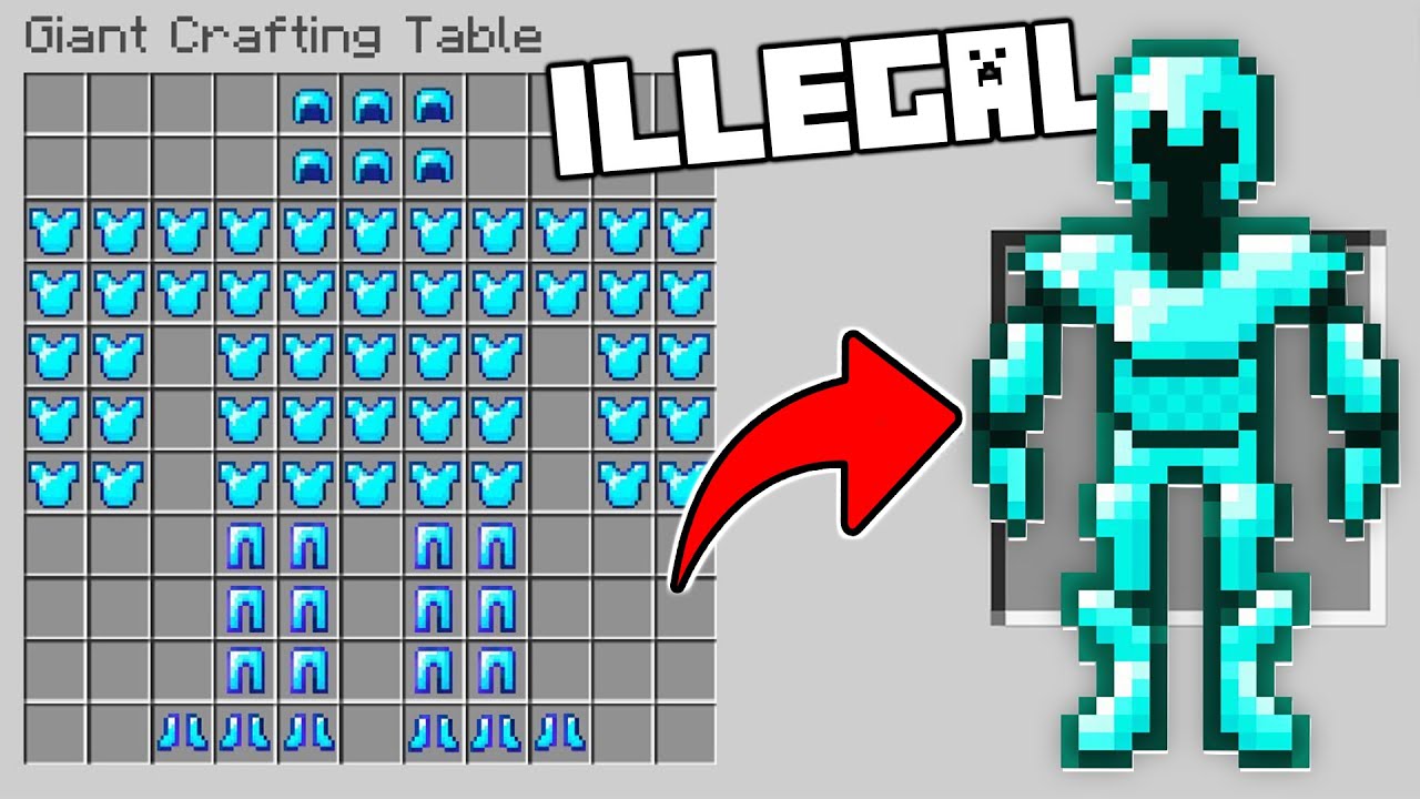 Minecraft But Crafts are GIANT.... - YouTube