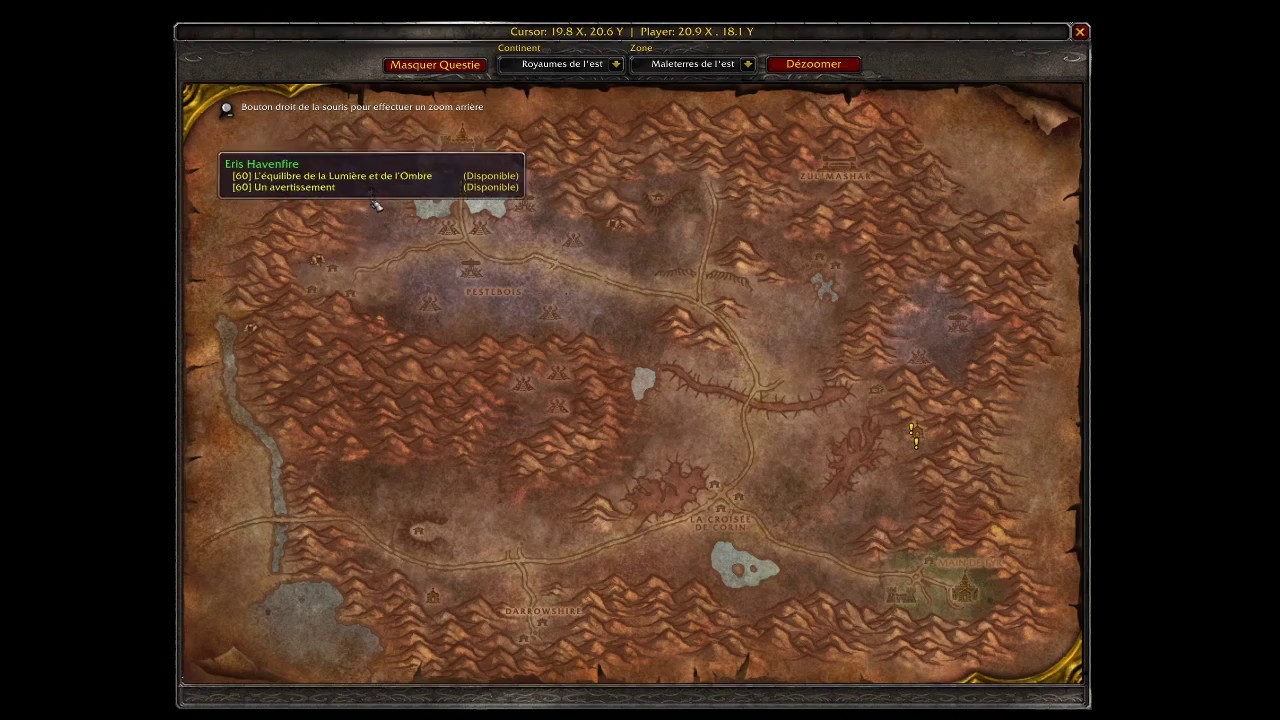 WoW Classic - Quête bénédiction - YouTube