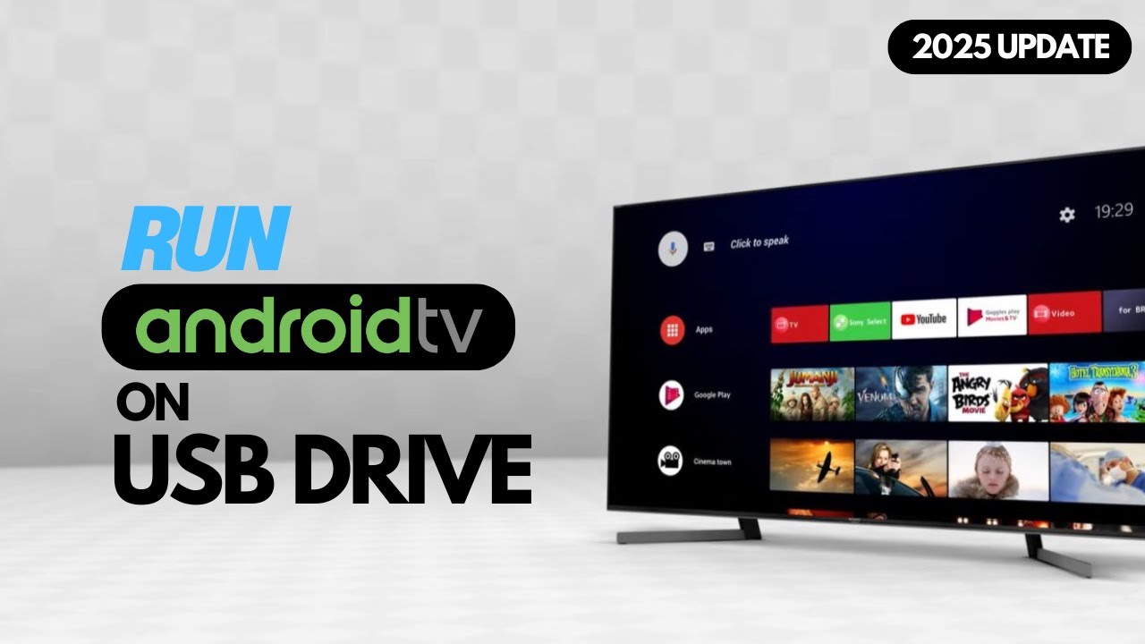 How to Install Android TV on USB Stick | Bootable Android TV USB (2025 ...