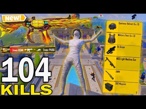 104 KILLS! 😍 NEW BEST LOOT GAMEPLAY with BEST OUTFIT 🔥 SAMSUNG, A7, A8, J2, J3, J4, J5, J6,J7, XS