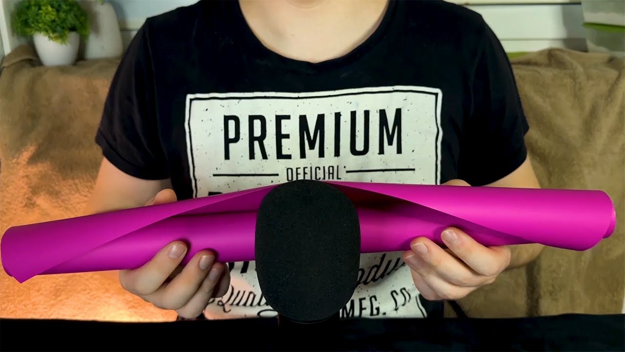 ASMR. Relaxation in purple colors - YouTube