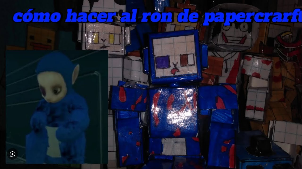 Cómo hacer al ron de Slendytubbies 3 de papercrarft - YouTube