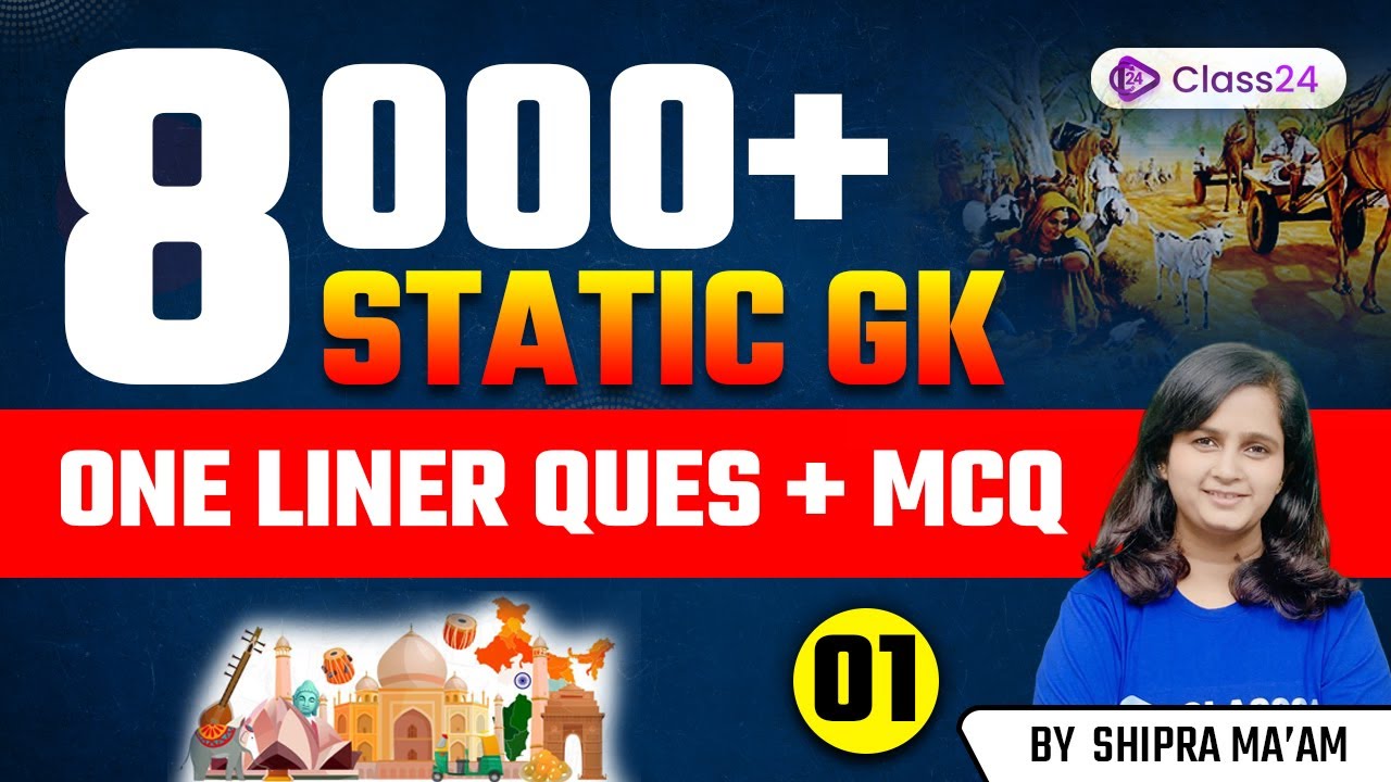 SSC CGL CHSL And RAILWAY Static GK 8000 One Liner Questions GK MCQs ssc-cgl-chsl-and-railway-static-gk-8000-one-liner-questions-gk-mcqs