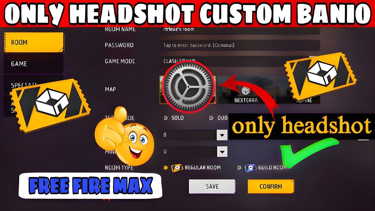 Only Headshot Custom Kaise Banaye | Free Fire Headshot Custom |How to ...