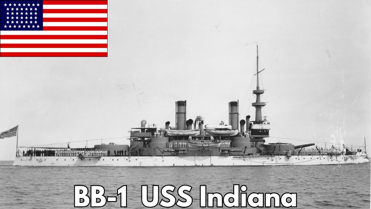 USS Indiana BB-1: The Dawn of American Battleship Power - YouTube