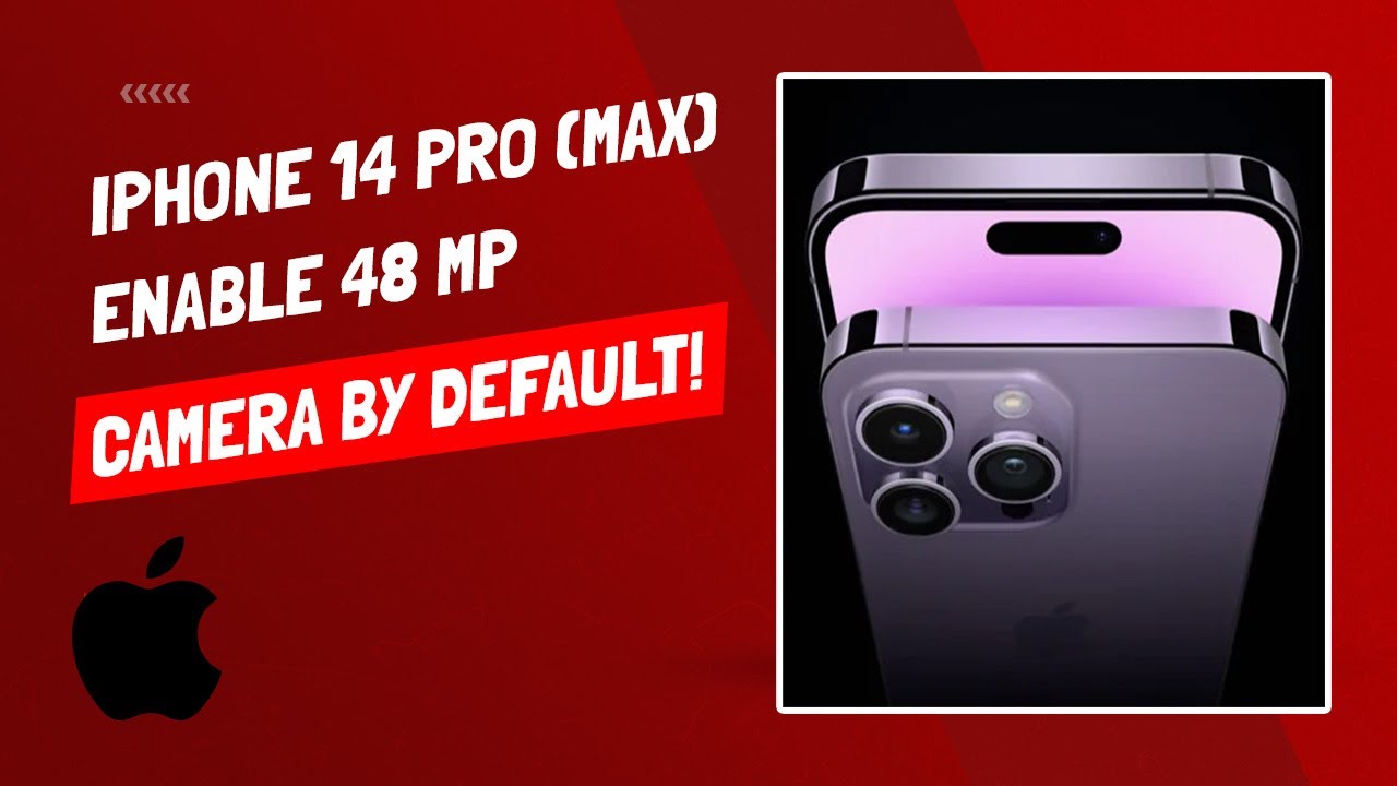 How To Enable 48 MegaPixel (MP) Camera Settings - iPhone Pro - YouTube