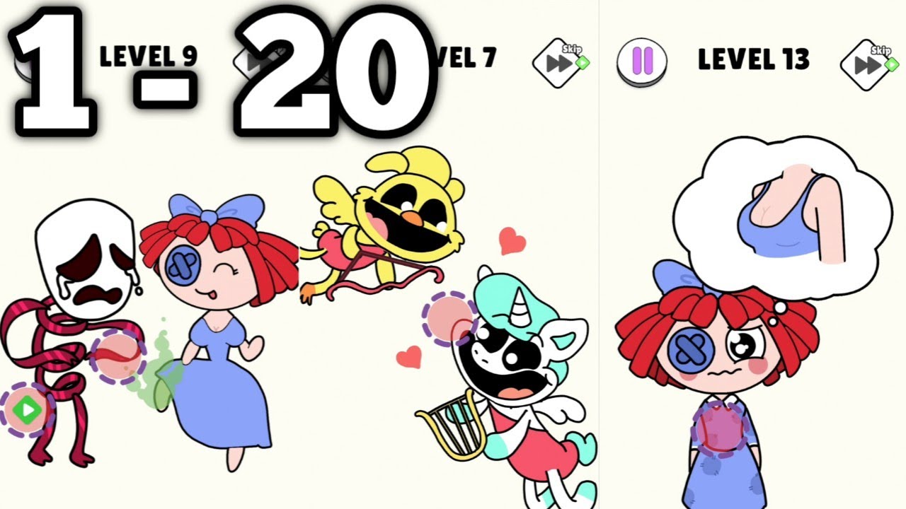 Help Monster: Tricky Puzzle | Level 1 - 20 | Help Monster Gameplay FHD ...