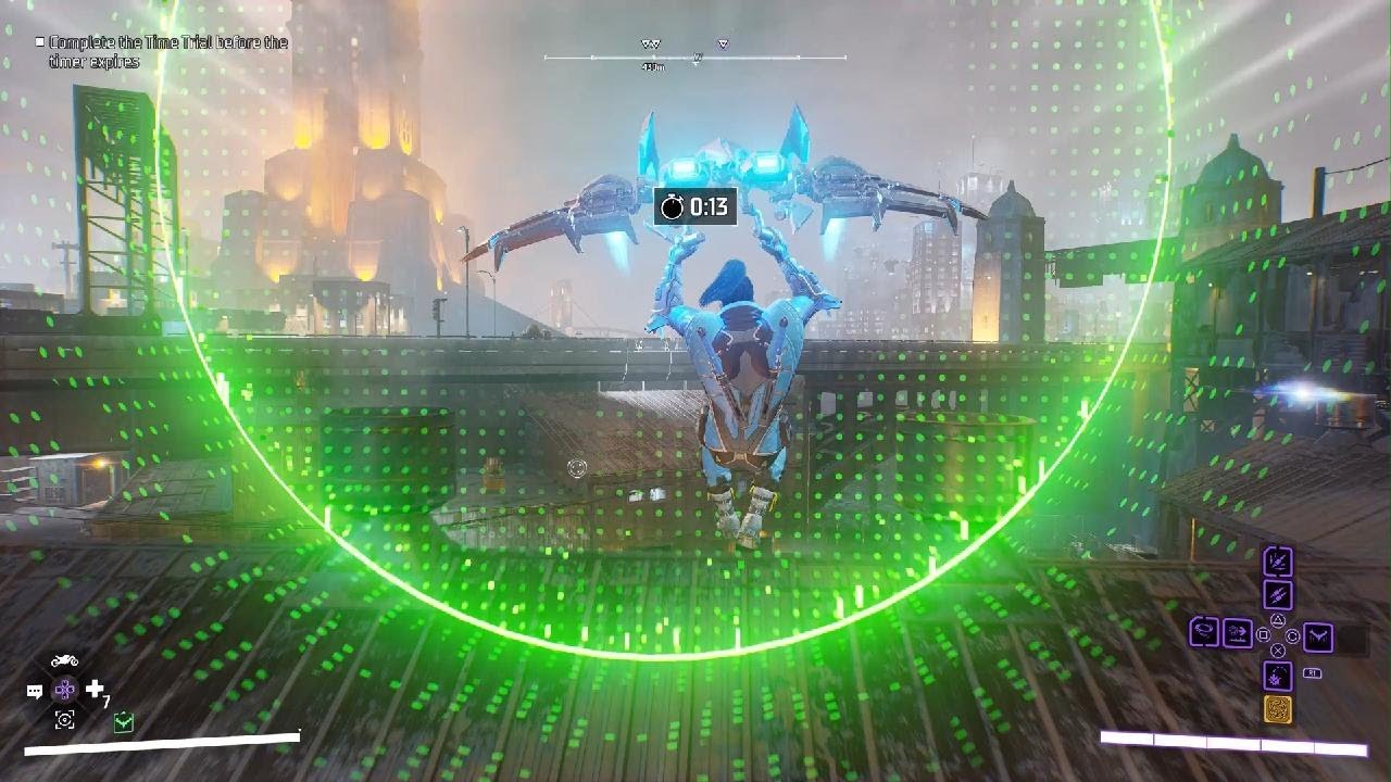 Gotham Knights Heroic Trial Time 3 Nightwing Flying Trapeze - YouTube