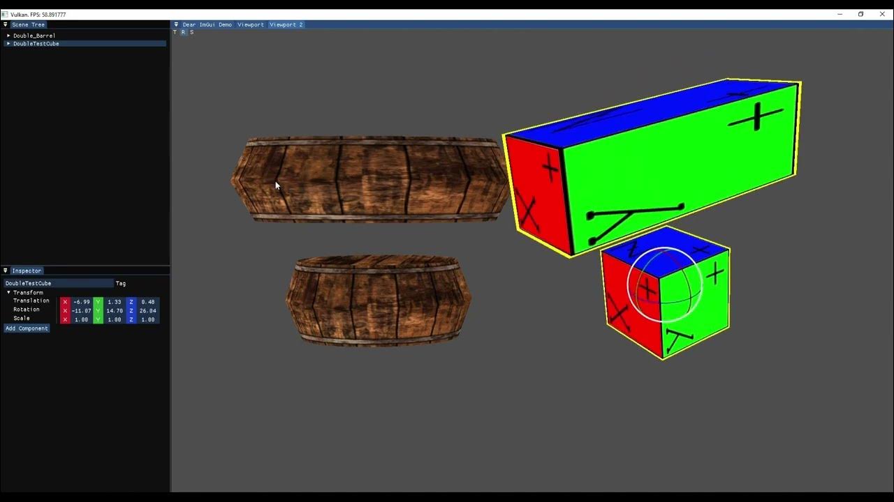 Beginner Vulkan and C++ rendering engine showcase. WIP - YouTube
