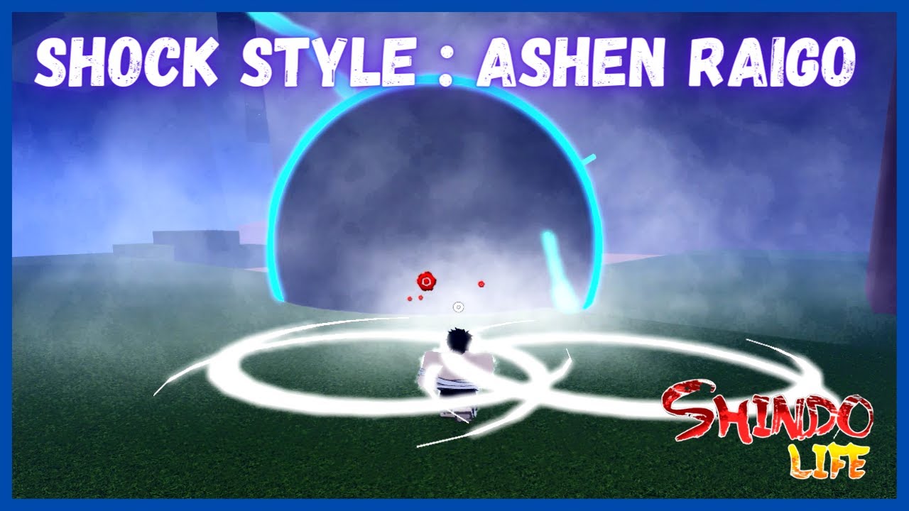 Shock Style : Ashen Raigo Showcase | Ashen Storm Boss Drop | Shindo ...