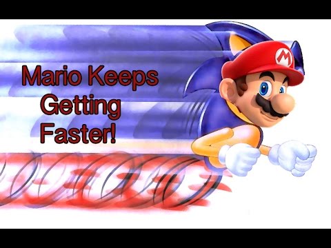 Super Mario But It Keeps Getting Faster - YouTube