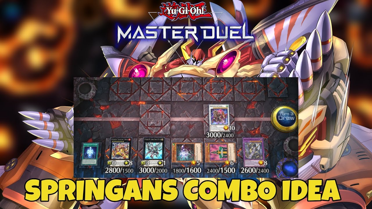SPRINGANS : ANTI TRAP AND SPELL COMBO Yu-Gi-Oh! Master Duel - YouTube