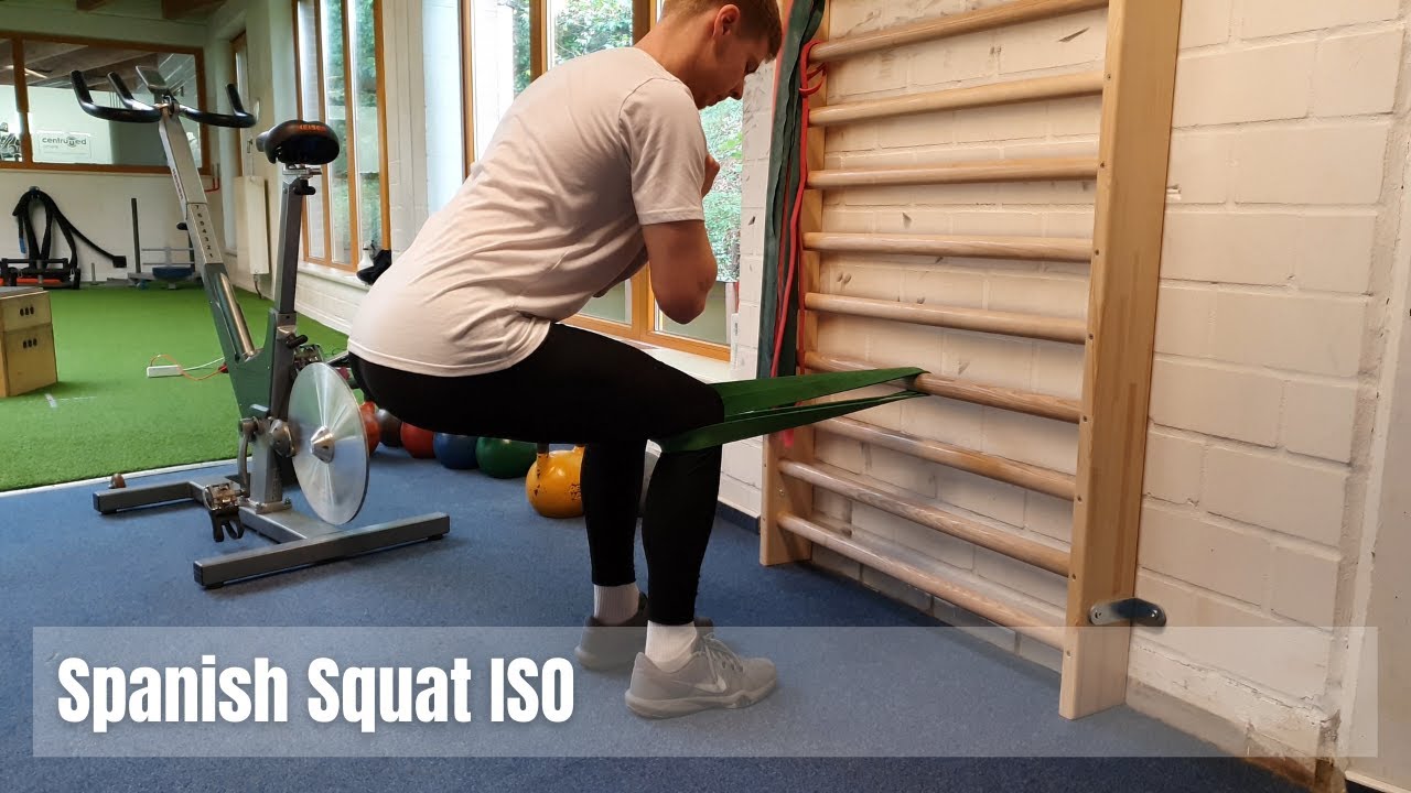 Spanish Squat ISO - YouTube