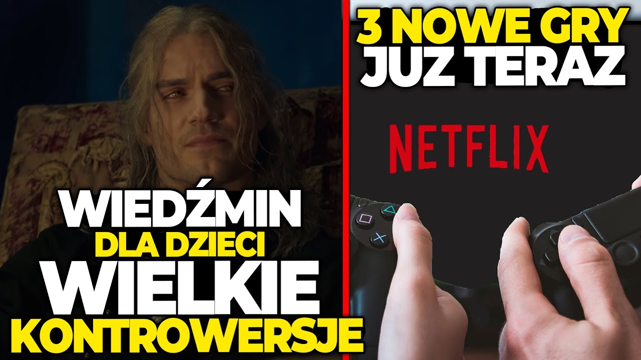 NETFLIX daje 3 GRY ZA DARMO i kupuje kolejne studio - WIEDŹMIN DLA ...