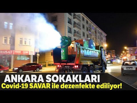Virüs Avcısı Covid-19 SAVAR Ankara Sokaklarında