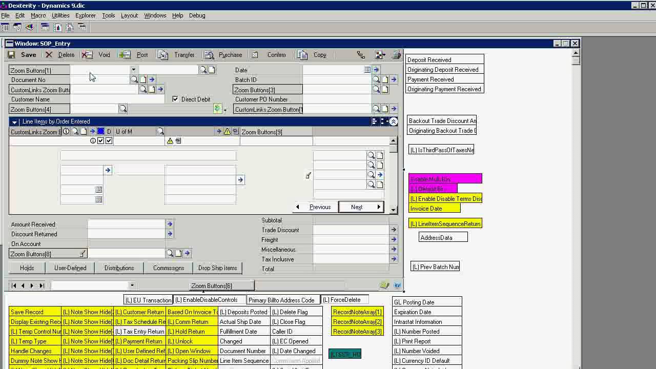 Dynamics GP Dexterity Customizations demo by Andrew Karasev Part II - YouTube
