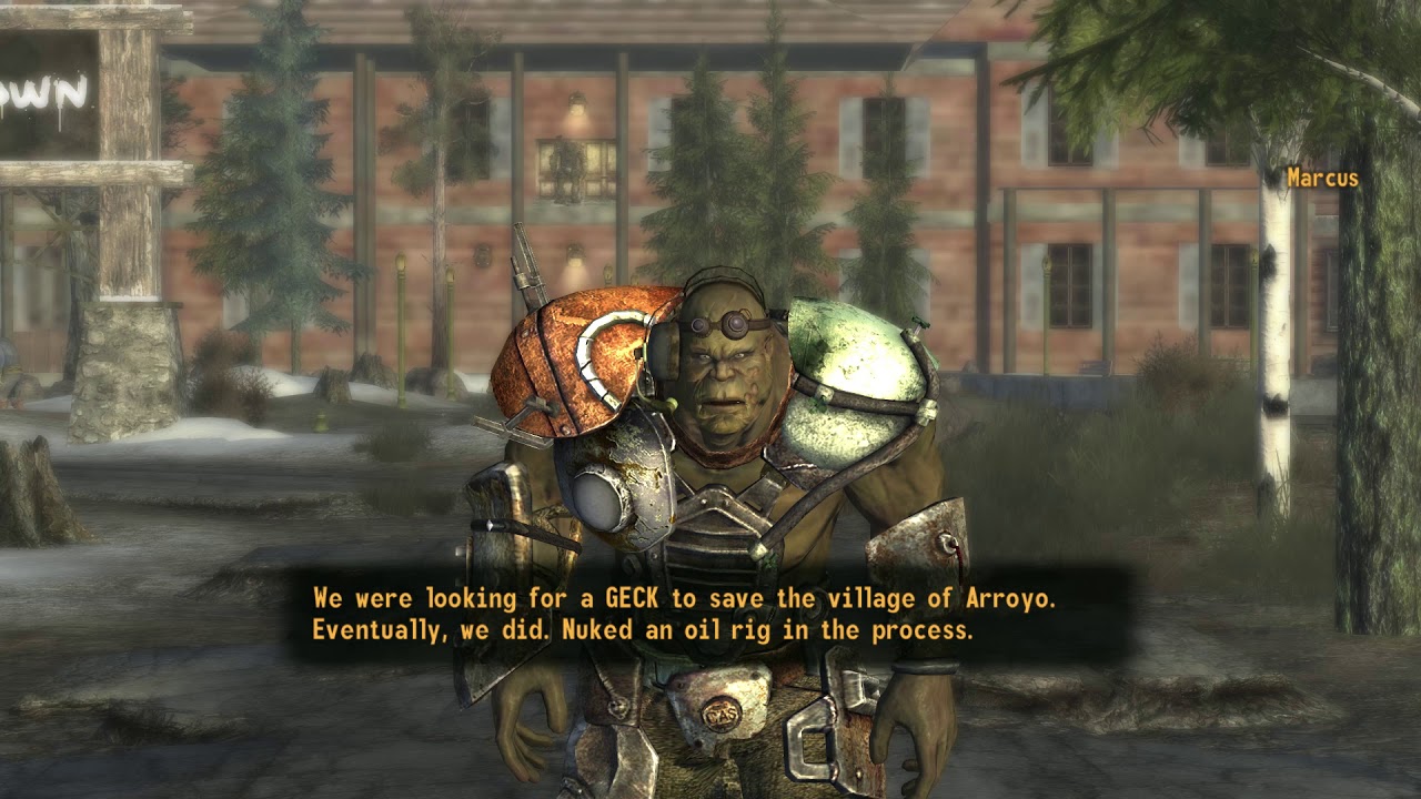 Fallout: New Vegas - Marcus - YouTube