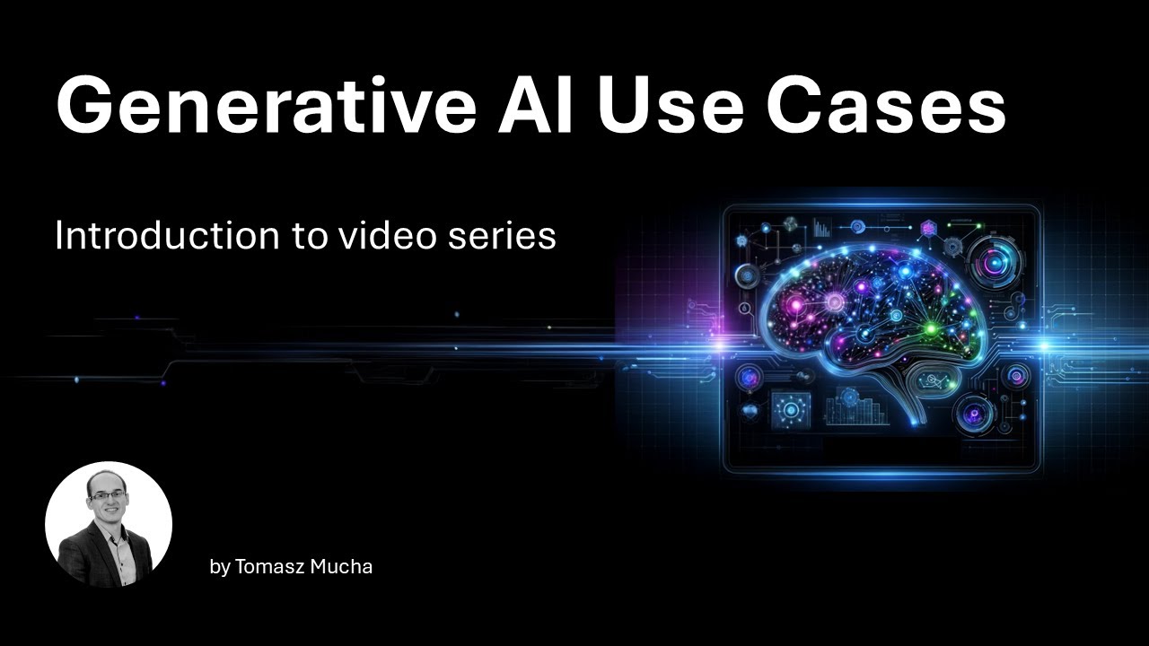 Introduction: Video series on generative AI use cases - YouTube