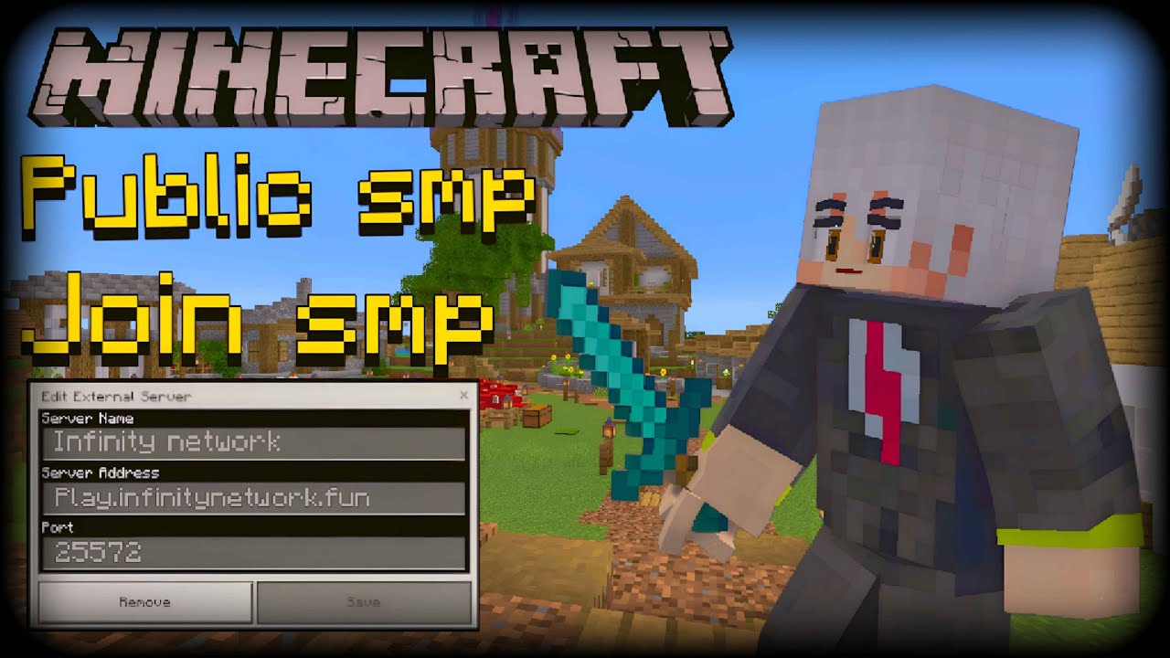 Minecraft Public Smp | Join My Public Lifesteal Smp | Java + PE 24/7 ...