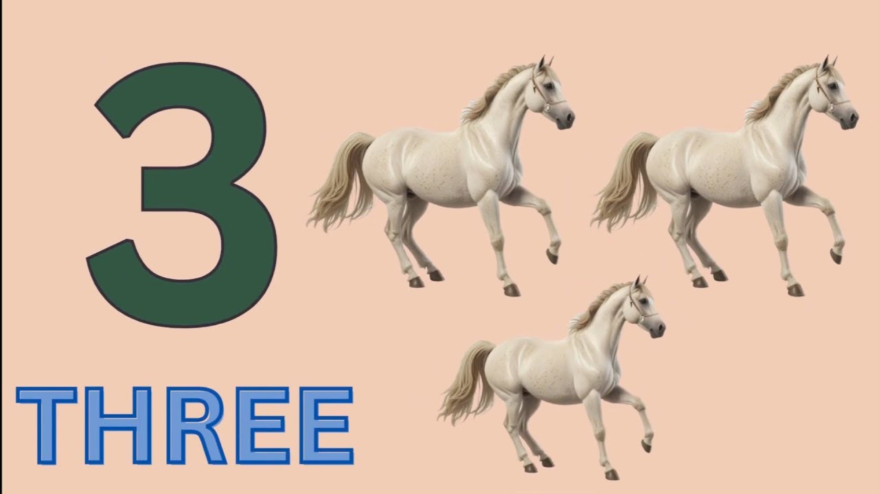 🐾 Animal Numbers – Learn to Count from 1 to 10 with Animals! 🐘 | Fun ...