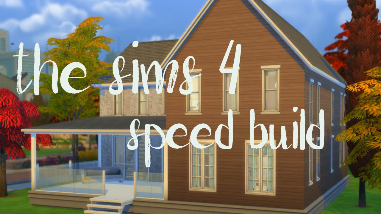 The Sims 4 - Speed Build - EP. 1 PT. 1 - Rainbow House Challenge ...