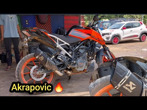 Ktm Duke 200 Akrapovic Exhaust 🔥 - YouTube