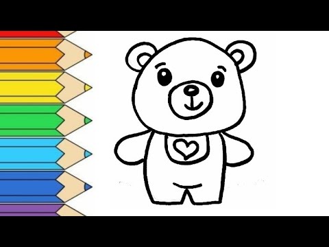 How to draw and color cartoons. Drawing and colori... - YouTube